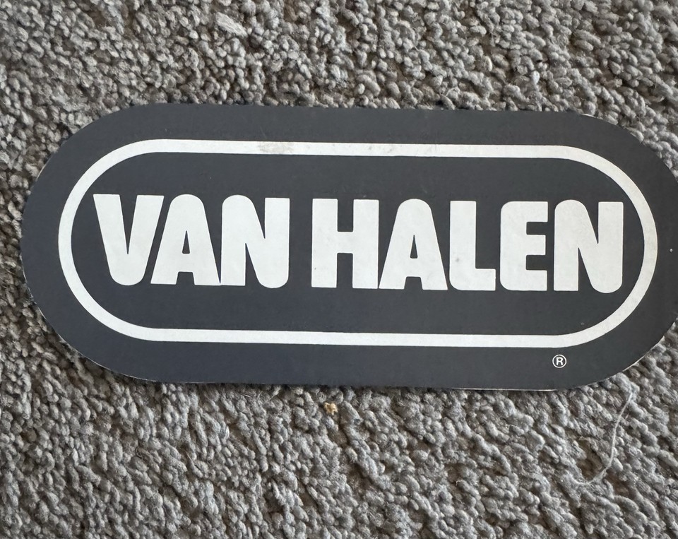 Van Halen Vintage Rare wrif 101 bumper sticker | eBay