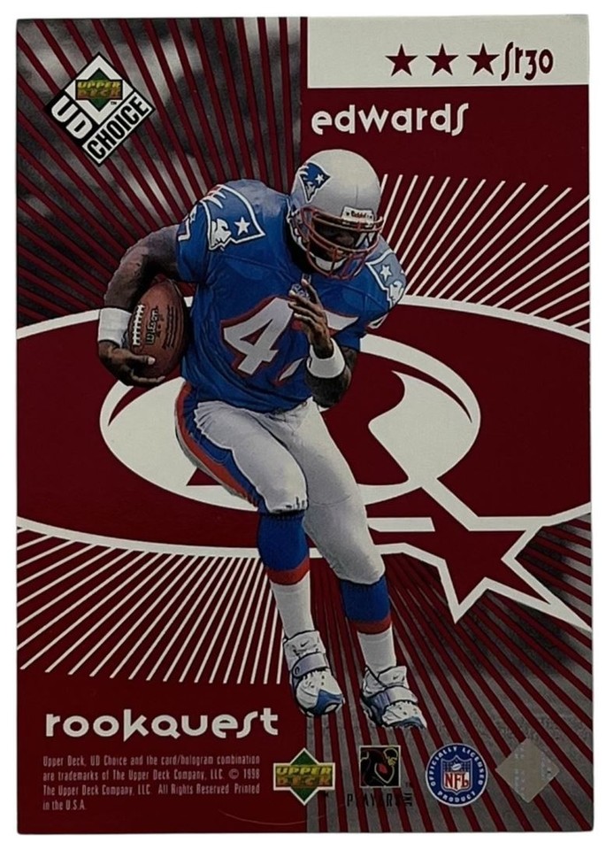 1998 UD Choice StarQuest / RookQuest Red #SR30 Terrell Davis / Robert ...