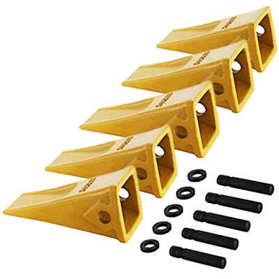 1U3352 Casting Bucket Teeth J350 Dirt Teeth with Pins 8E6358 & 8E6359 ...