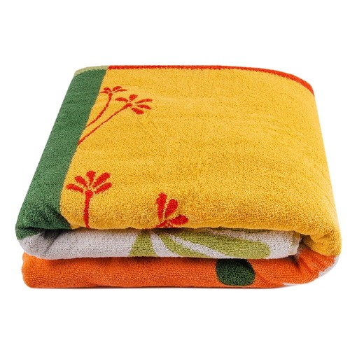 Summer Garden Terry Throw Blanket Jacquard Bedspread 85x63", Махровая ...
