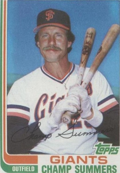 1982 Topps Traded - #115T Champ Summers for sale online | eBay