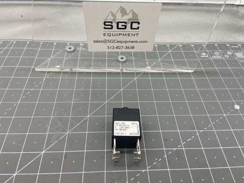 Airpax Snapak Circuit breaker 125/250V 50/60Hz 20.3T/A PN: PR21-62-15 ...