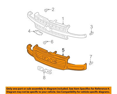 GM OEM-Grille Grill 19130787 | eBay