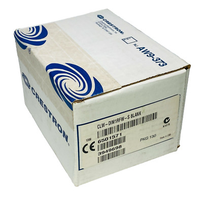 Crestron CLW-DIM1RFW-S infiNET Wall Box Dimmer 1-Button White - NEW ...