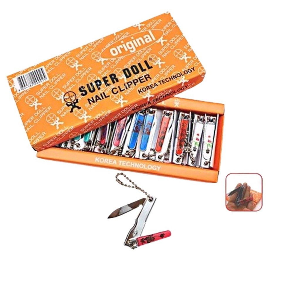 super doll nail clipper multi color good quality Medium size Lk-340 12 ...