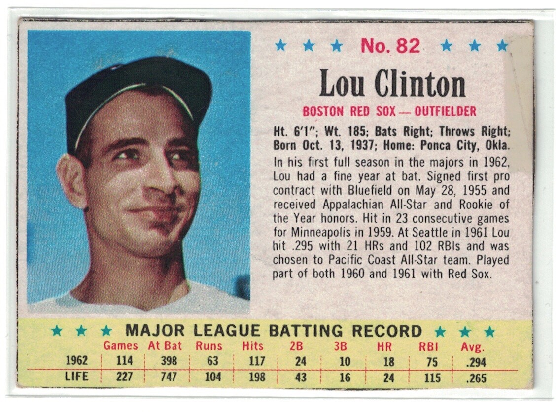 1963 Post - #82 Lou Clinton for sale online | eBay