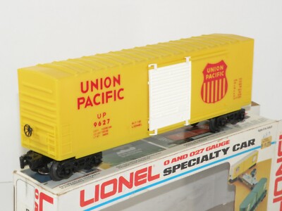 Lionel 6-9627 UP Union Pacific Yellow w/ White Door Hi Cube Boxcar 1982 ...