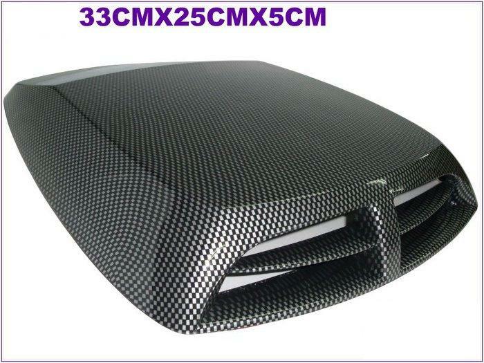 CAR ROOF HOOD AIR FLOW Decorative Vent Cover CARBON BLACK | eBay