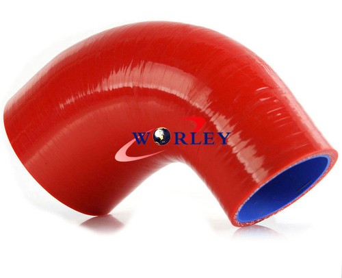 64mm-76mm 2.5"-3" 90 Degree Bend Reducer Elbow Silicone Hose Intake ...