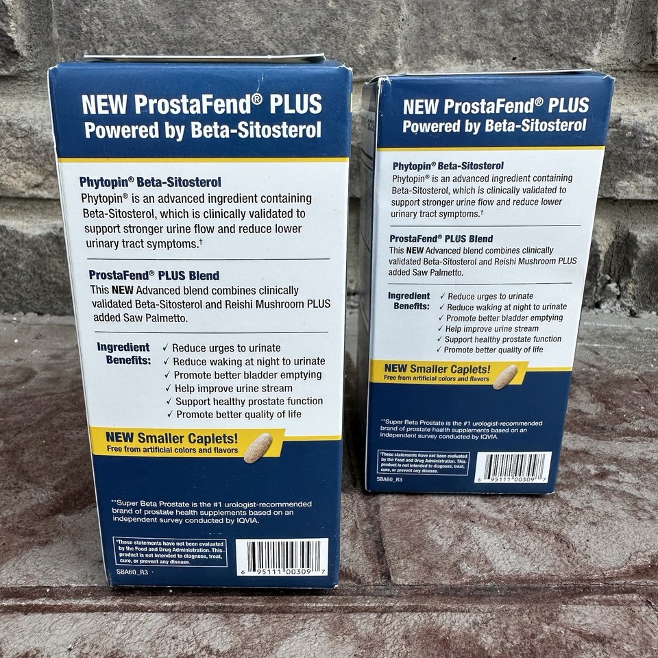 Lot of 2 Bottles - Super Beta Prostate Advanced With Saw Palmetto - 120 ...