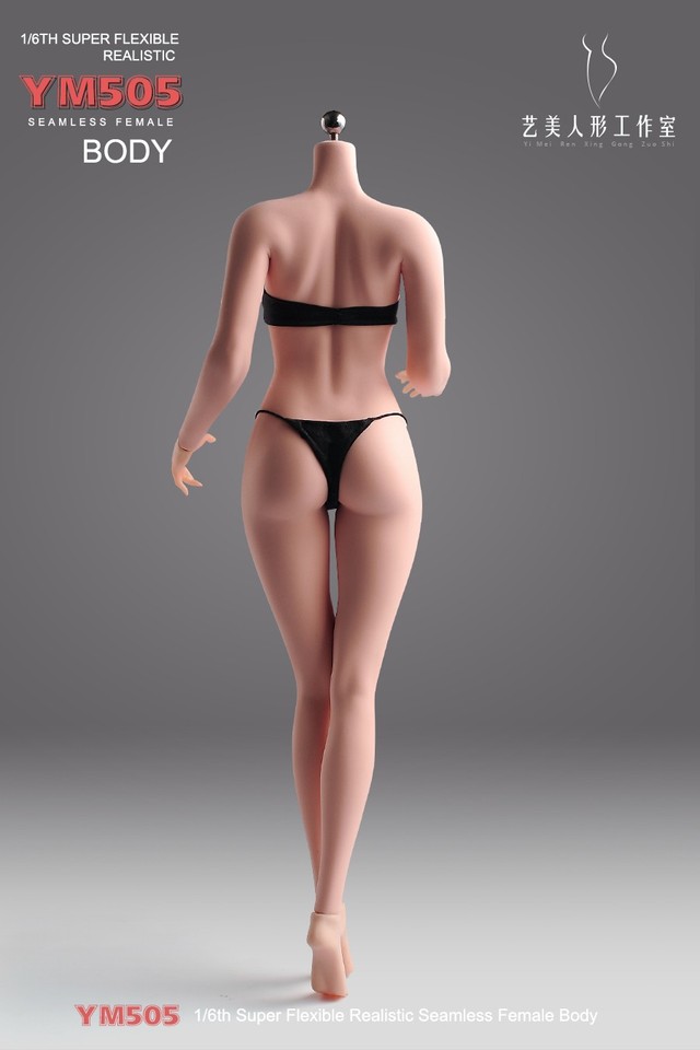 YM505 1/6 Fitness Female Body Flexible Realistic Seamless 12'' Action Figure | eBay