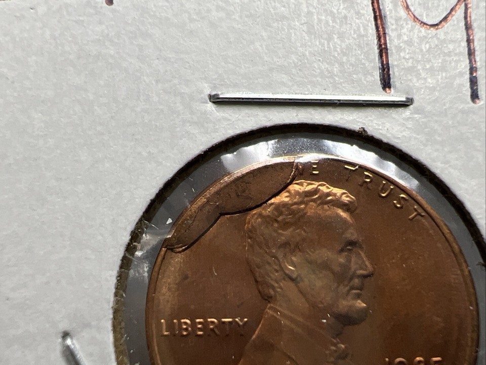 1985 P 1c Lincoln Memorial 1c Penny Coin Major Die Cud Error CH/Gem BU ...