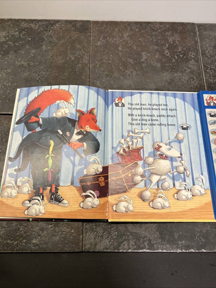 RARE This Old Man - Play-a-Sound Book Tested Works 1994 | eBay