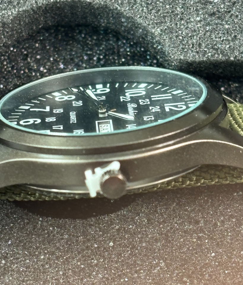 NEW BOSHIYA MEN'S QUARTZ FIELD WATCH | eBay