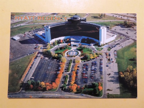 Hyatt Regency Hotel Dearborn Michigan vintage postcard aerial | eBay