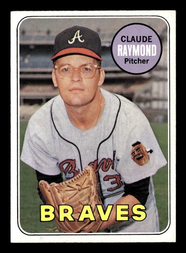 Claude Raymond 1969 Topps #446 Atlanta Braves Excellent | eBay
