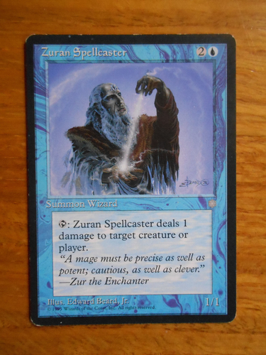 x1 Carte Magic MTG rare Zuran spellcaster VO (Ere glaciaire) | eBay
