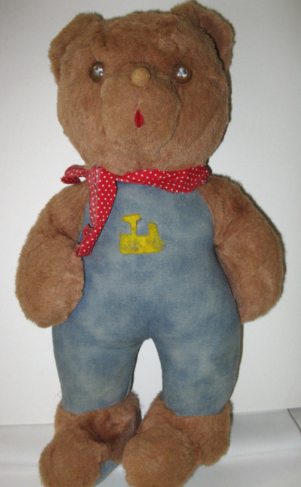 Vintage Teddy Bear, Train Engineer? 15 Inches, Eden Toys, Inc., New ...