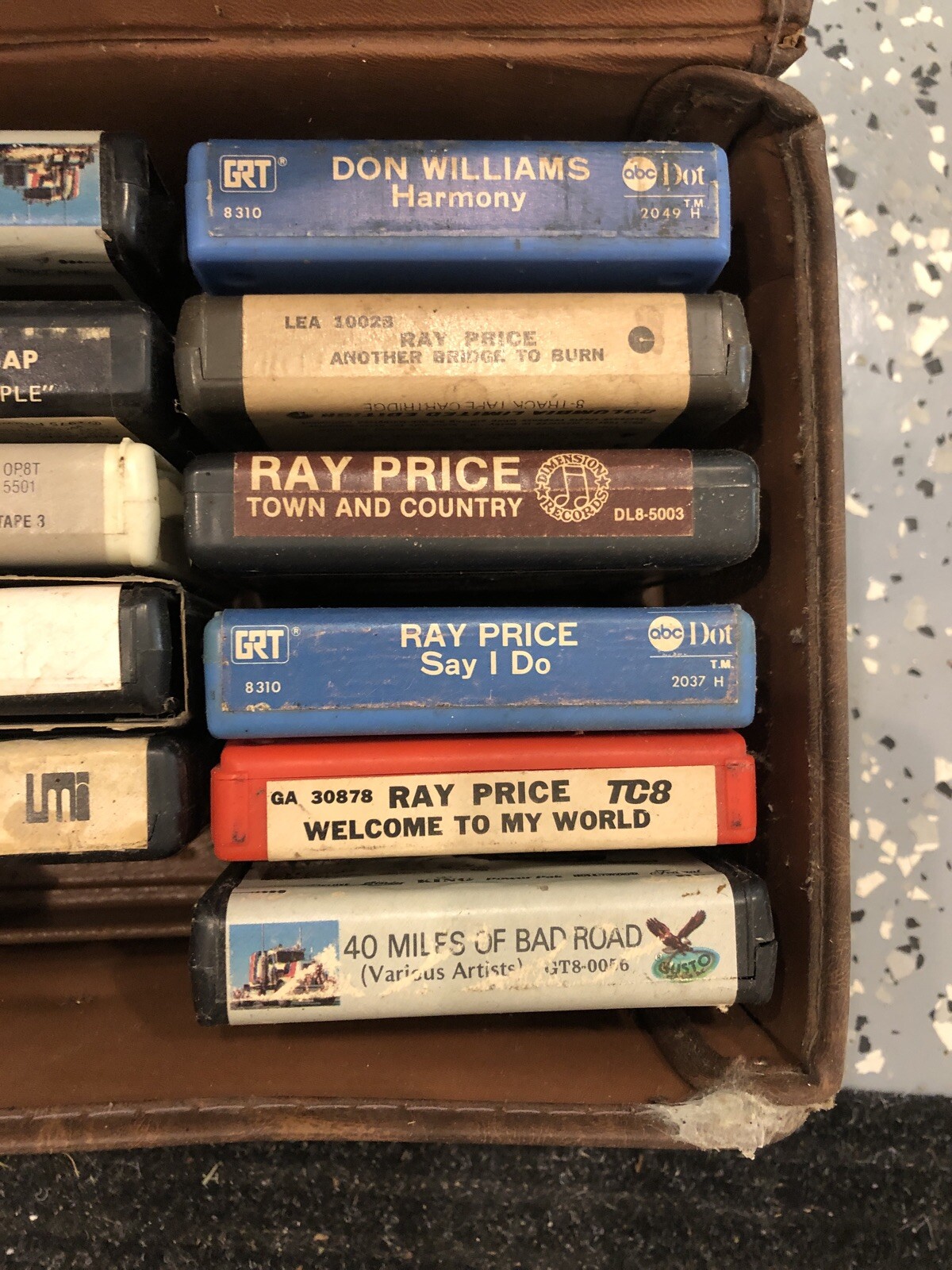 Lot of 22 " 8 " Track Tapes Elvis Presley, Ray Prince, Solis Gold Party ...