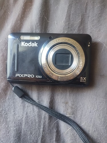 Kodak PIXPRO Friendly Zoom FZ53-BK 16MP Digital Camera with 5X Optical ...