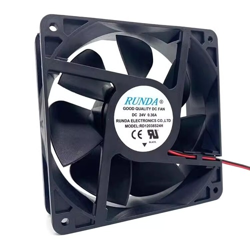 1PC NEW RUNDA RD12038S24H 24V 0.36A 12cm 12038 Exhaust Welding Machine ...