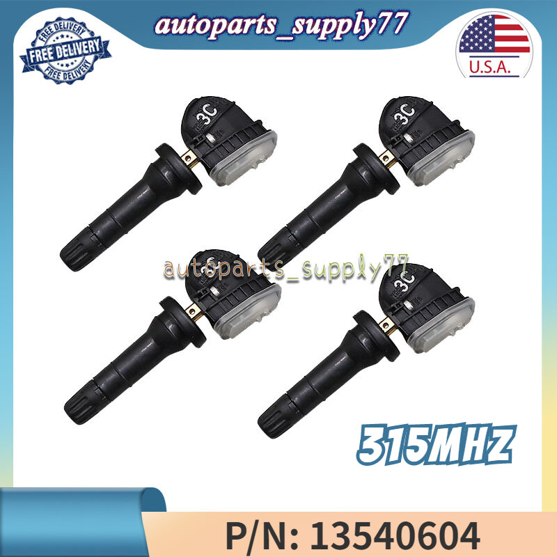 Set4 Tire Pressure Monitoring Sensor TPMS For GM Chevrolet Buick Saturn ...