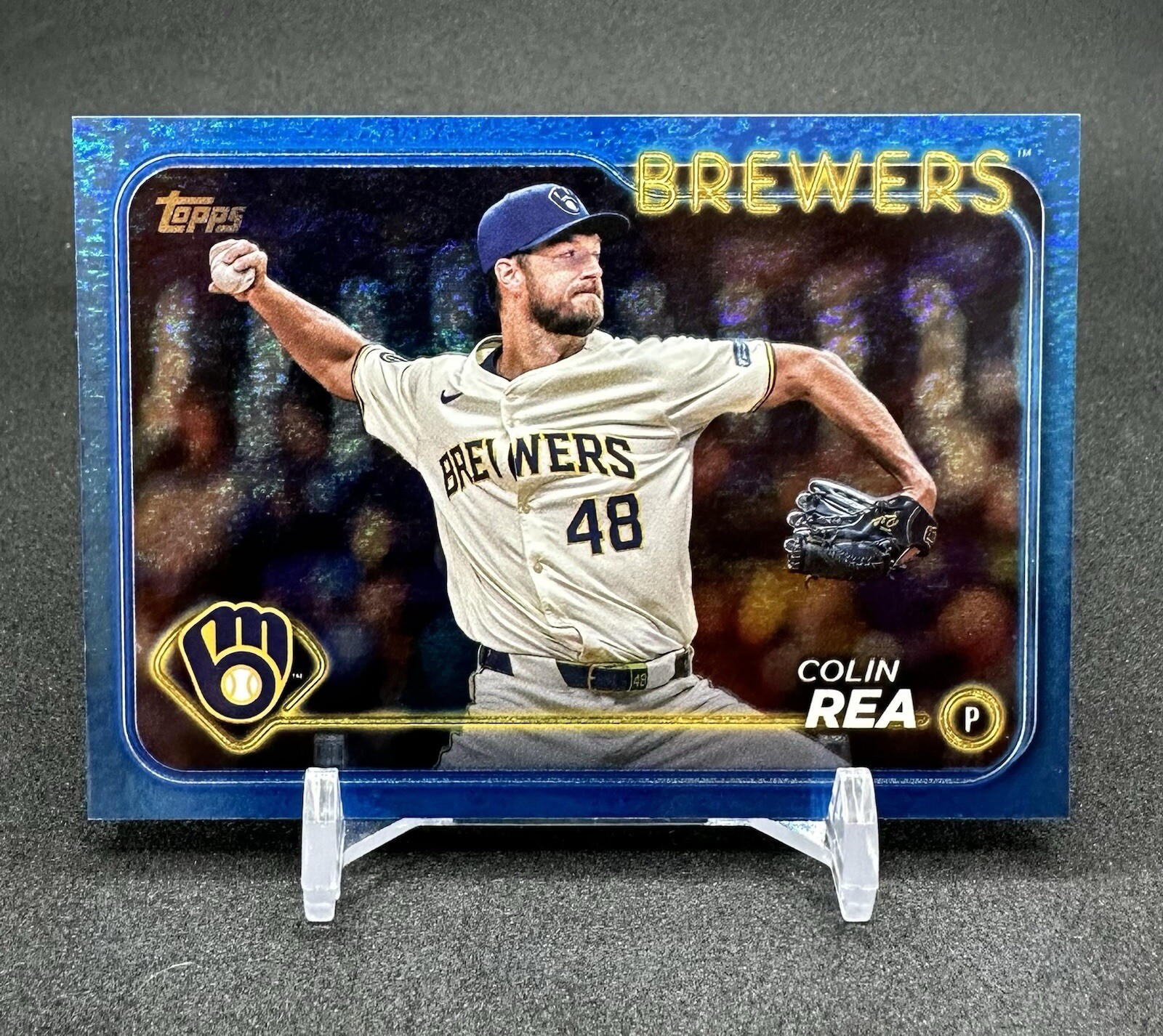 2024 Topps Update Colin Rea SP Blue Foil /999 US171 Milwaukee Brewers ...