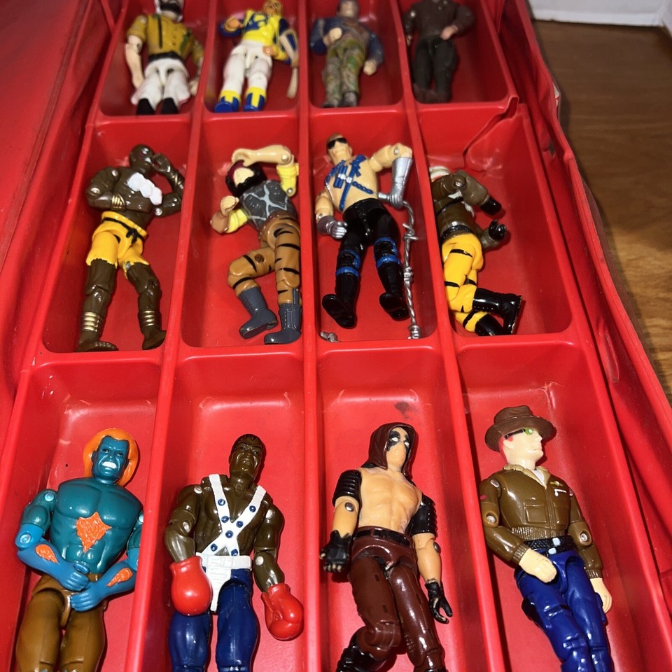 Vintage GI Joe 18 3.75 inch figure lot plus 2 collector case | eBay