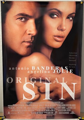 ORIGINAL SIN DS ROLLED ORIGINAL ONE SHEET MOVIE POSTER ANGELINA JOLIE ...