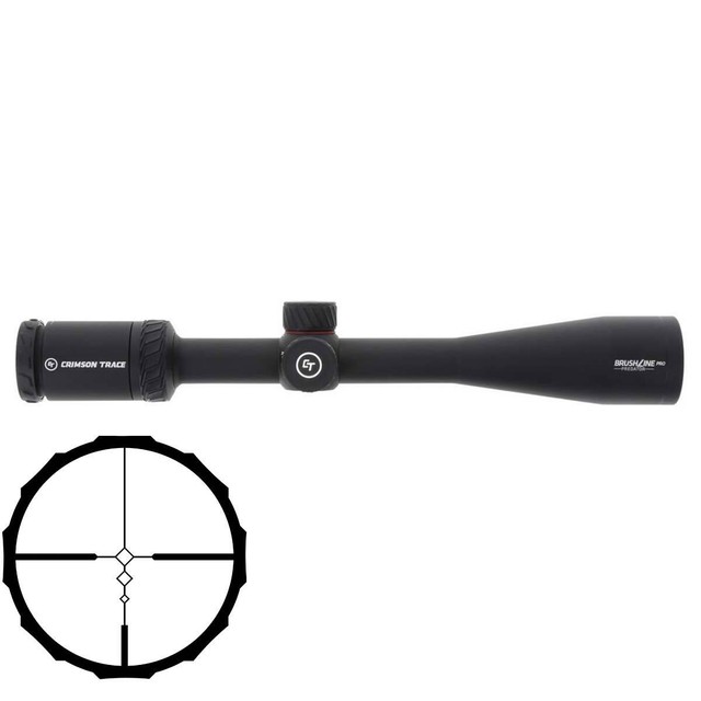 Crimson Trace Scope Brushline Pro 4-12x40 BDC Predator Riflescope ...