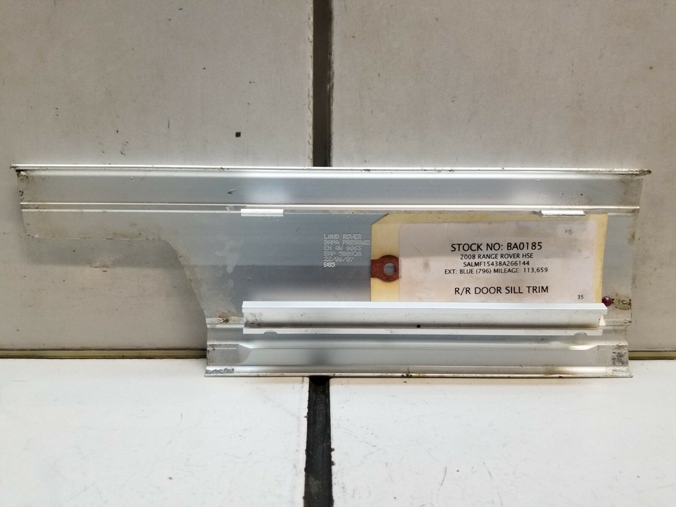 2008 RANGE ROVER L322 REAR RIGHT PASSENGER SIDE DOOR SILL TRIM | eBay