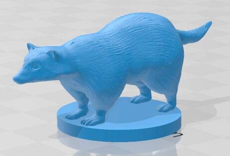 Giant Badger Mini - DND - Pathfinder - Dungeons & Dragons - RPG ...