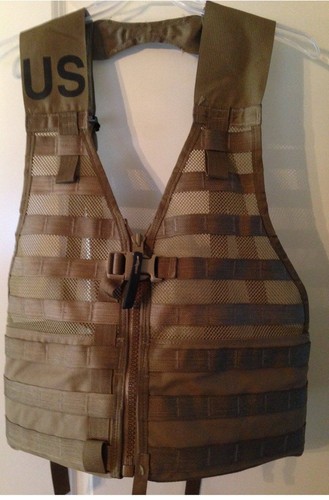 New USGI MOLLE II FIGHTING LOAD CARRIER FLC TACTICAL VEST Coyote Camo ...