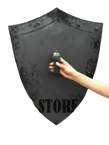 28'' Shield KNIGHT-SHIELD-Handcrafted-Battle-Armor Heater Shield | eBay