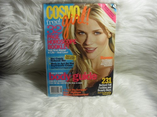 Cosmo Girl August 2004 Reese Whitherspoon FREE Horoscope Booklet Y2K Body Guide | eBay