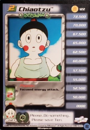 CHIAOTZU Level 2 Dragonball Z CCG DBZ Cell Games #122 Limited Edition ...