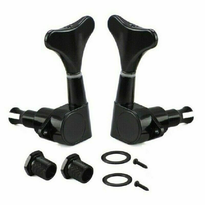 Fishtail 4 String Guitar Bass Tuners Tuning Pegs Keys Sealed Machine ...