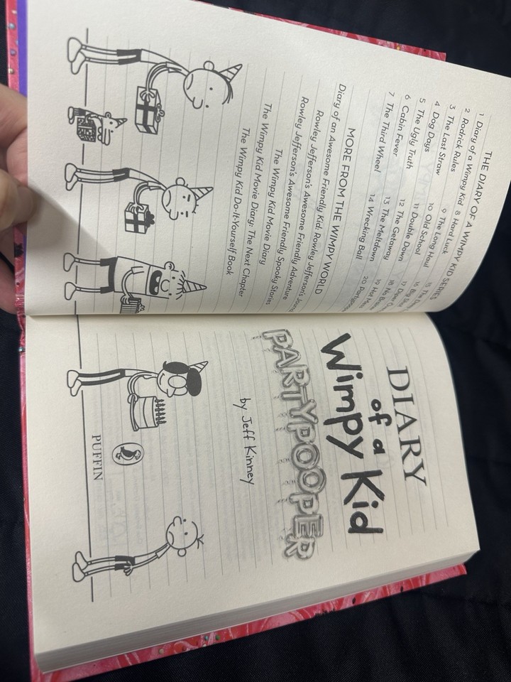 Diary of A Wimpy Kid: Partypooper (Book 20) Hard Cover NEW by Jeff Kinney | eBay UK
