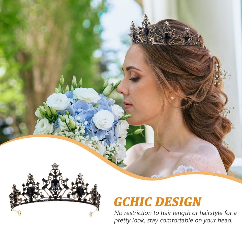 4pcs Party Decorative Crown Festive Banquet Party Stage Crown Women ...