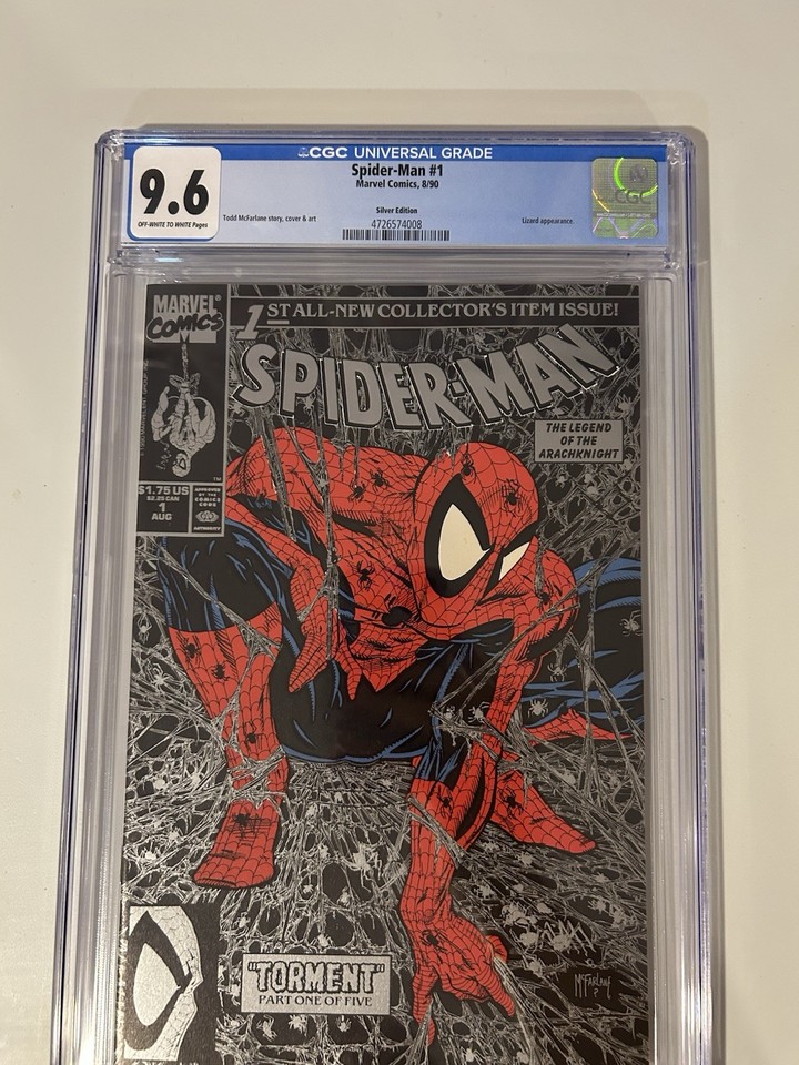 Marvel Comics Spider-Man #1 1990 Silver Edition CGC 9.6 | eBay