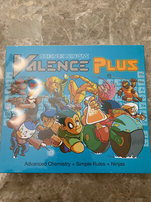 Valence Card Game Advanced Chemistry + Simple Rules Ninjas Teach Kids ...