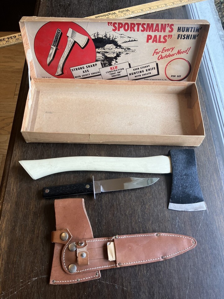 Imperial Knife Co Combo Set Hatchet Sportsman’s Pals | eBay