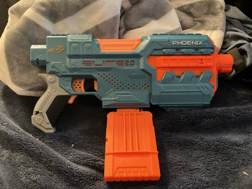 NERF Elite 2.0 Phoenix CS-6 Motorized Blaster Dart Gun Preowned ...