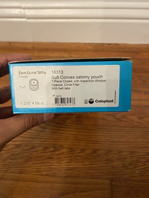 COLOPLAST 1 BX/10 EA 16313 Mio 1-Piece Closed Pouch, Soft Convex, Maxi ...