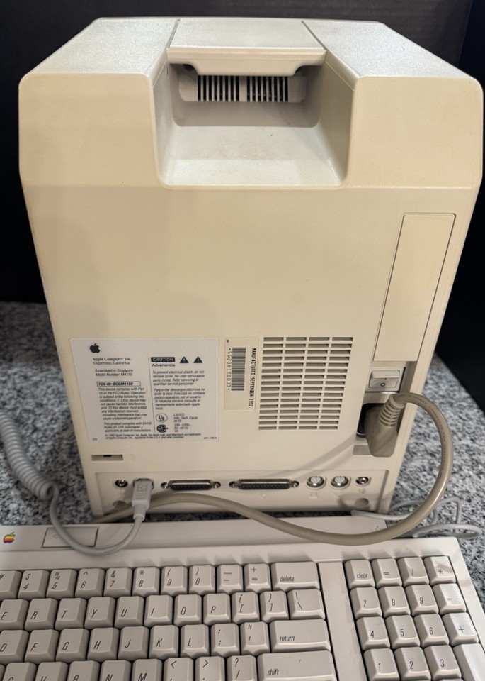 Working Apple Performa 200 M4150 (aka Macintosh Classic II) -10MB/80MB ...