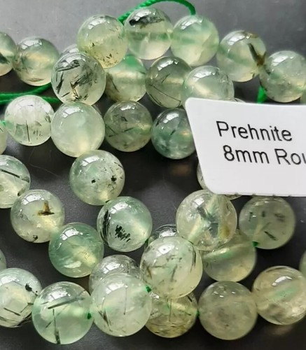 8mm Prehnite Round Beads Strand +/- 48 beads per strand | eBay