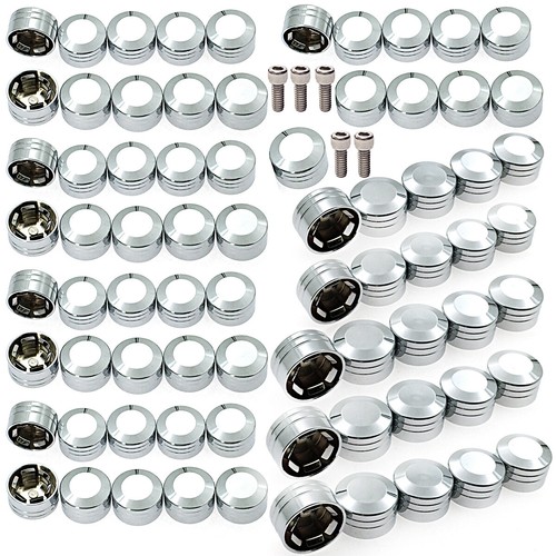 Chrome Engine Bolt Caps Cover For Harley Touring Road Street Glide Road ...