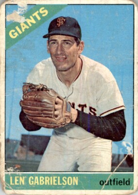 1966 Topps Baseball Len Gabrielson (A) San Francisco Giants #395 | eBay