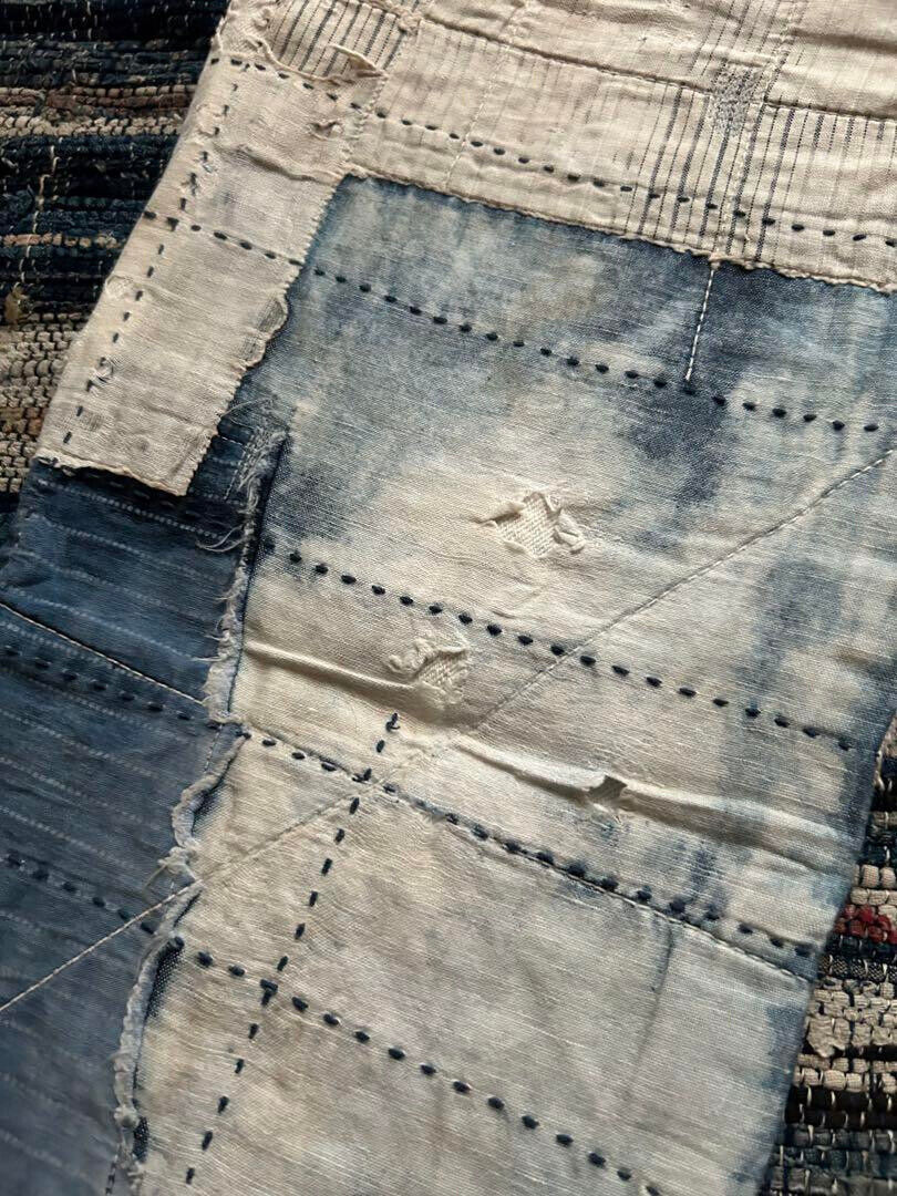 KAPITAL BORO PATCHWORK DENIM PANTS MEN COLOR WHITE MATERIAL KAPITAL BORO PATCHWORK DENIM PANTS MEN COLOR WHITE MATERIAL