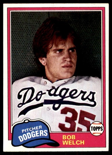 1981 Topps #624 Bob Welch Los Angeles Dodgers | eBay